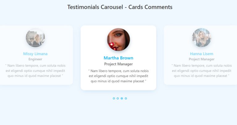 Top 15+ Bootstrap Testimonial Carousel examples