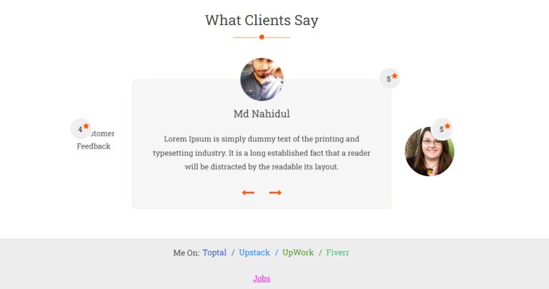 Top 15+ Bootstrap Testimonial Carousel examples