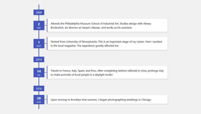 30 Css Timelines Example Code