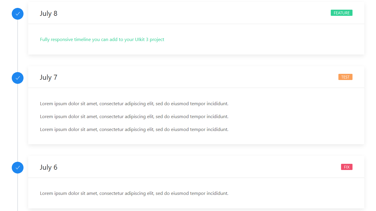 30+ CSS Timelines (Example + Code)