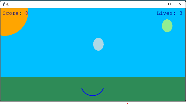 Make A Egg Catcher Game Using Python