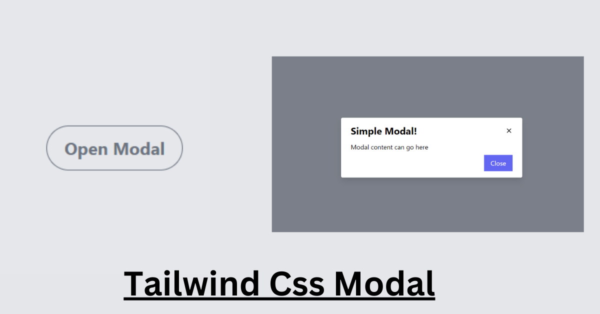 39 Tailwind Css Modal Codewithrandom