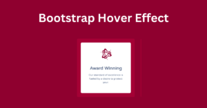 34 Bootstrap hover effects - CodeWithRandom