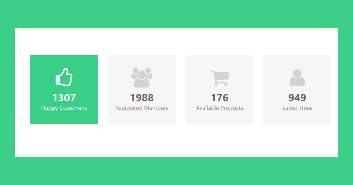 14+ Bootstrap counters - CodeWithRandom
