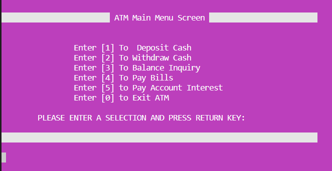 Advanced Atm Management System Using C Source Code