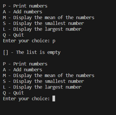 Number List and Operations Project in C++ (With Source Code)