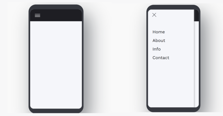 36 Mobile menu examples - CodeWithRandom