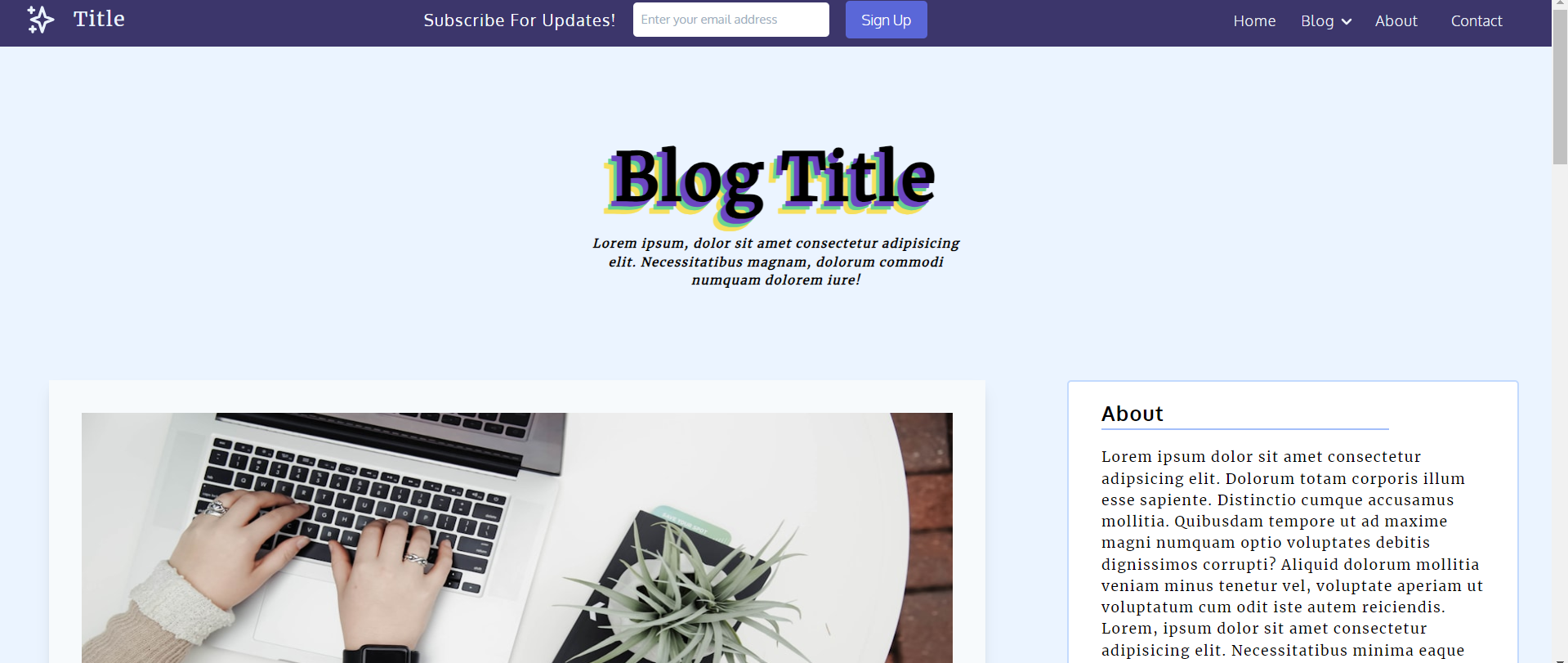 28 Tailwind blog templates