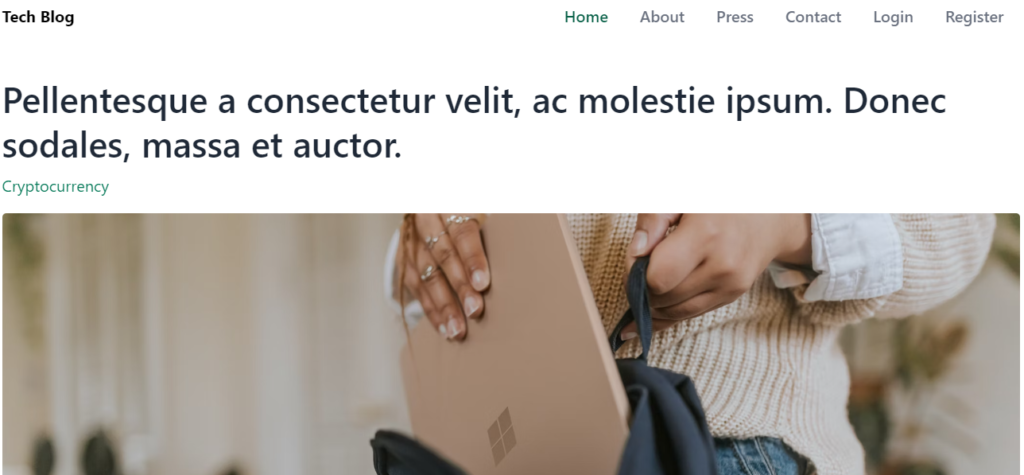 28 Tailwind blog templates
