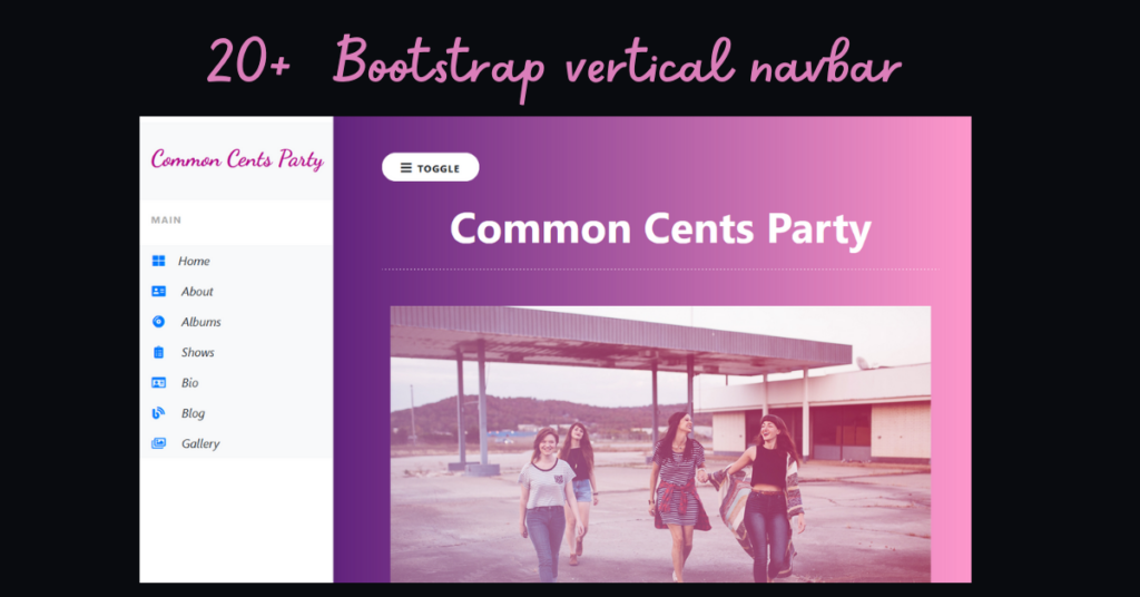 20 Bootstrap Vertical Navbar Codewithrandom