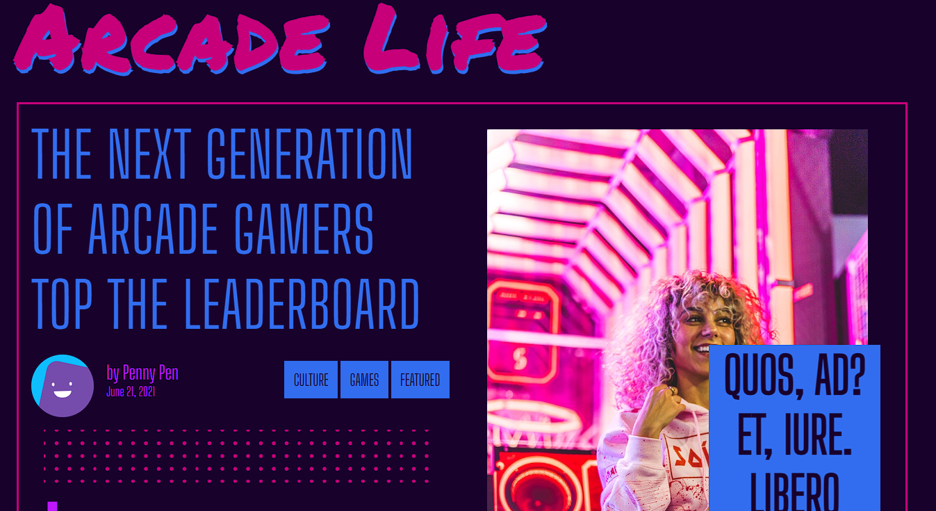 15+ CSS Magazine Layouts - CodeWithRandom