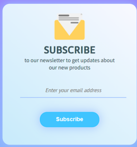 15+ CSS Subscribe Forms - CodeWithRandom