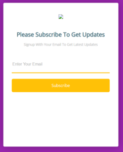 15+ CSS Subscribe Forms - CodeWithRandom