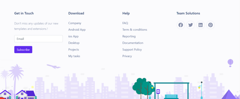 20+ CSS Footer Designs - CodeWithRandom