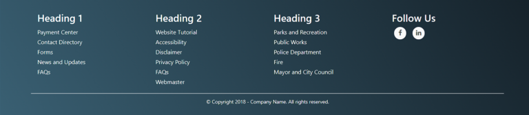 20 Css Footer Designs Codewithrandom