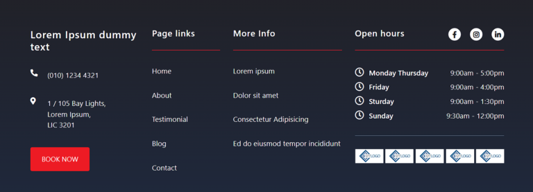 20+ CSS Footer Designs - CodeWithRandom