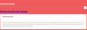20+ Bootstrap Accordions Style - CodeWithRandom
