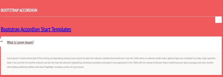 20+ Bootstrap Accordions Style - CodeWithRandom