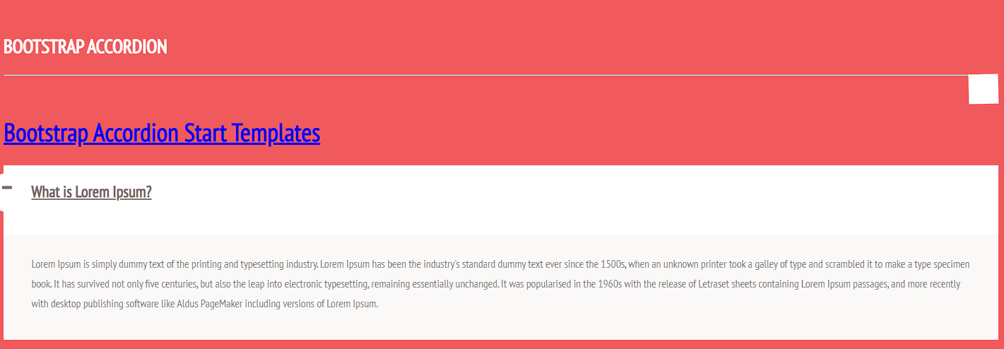 20+ Bootstrap Accordions Style - CodeWithRandom