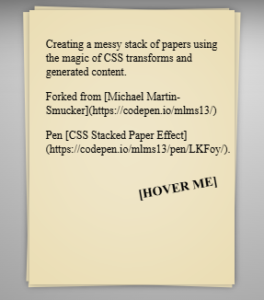 20+ CSS Paper Effect (Code + Demo)