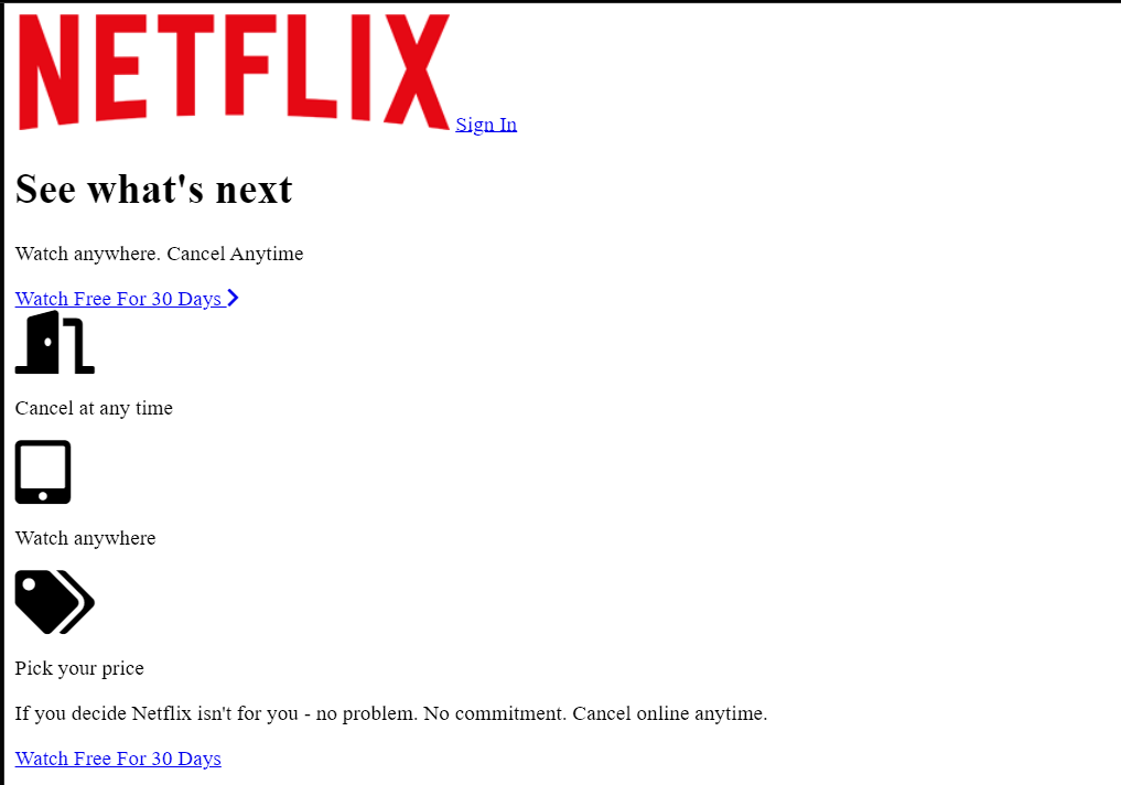 Create Netflix Clone Using Htmlcss And Js Source Code
