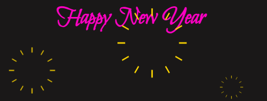 Happy New Year Animation Using HTML and CSS