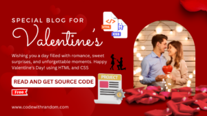 Love Proposal Projects Using HTML CSS Valentine Special October 30, 2025