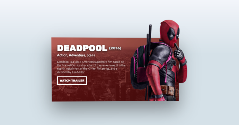 30 CSS Movie Cards - CodeWithRandom