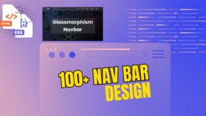 100+ Navigation Bar HTML and CSS (Free Demo + code)