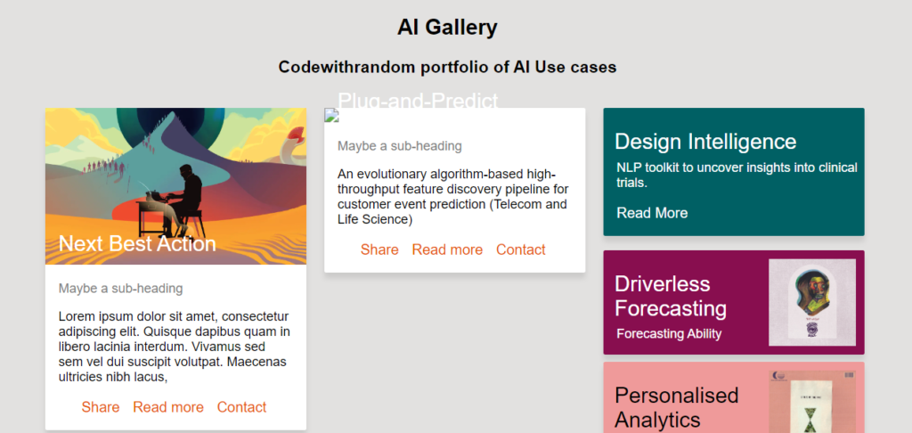 33 CSS Material Design Cards Examples