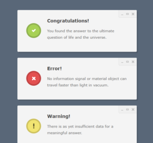 33 CSS Notifications Examples