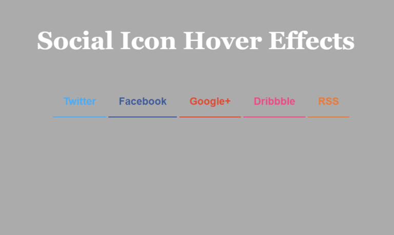 33 CSS Hover Effects Examples