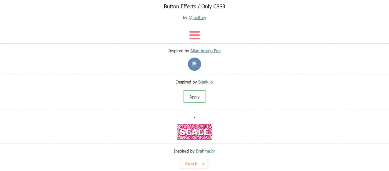 33 CSS Hover Effects Examples