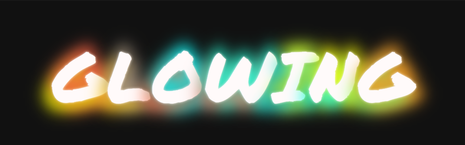 33+ CSS Glow Text Effects Examples