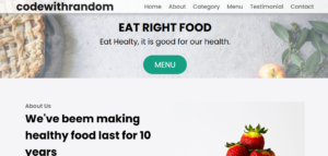 Restaurant Website Using HTML And CSS (Free Code)