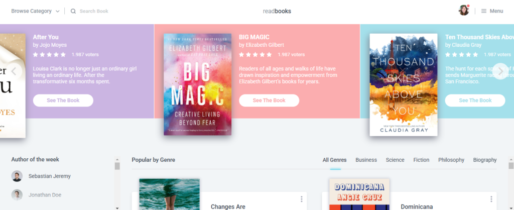 Online Book Store Project in HTML and CSS (Source Code)