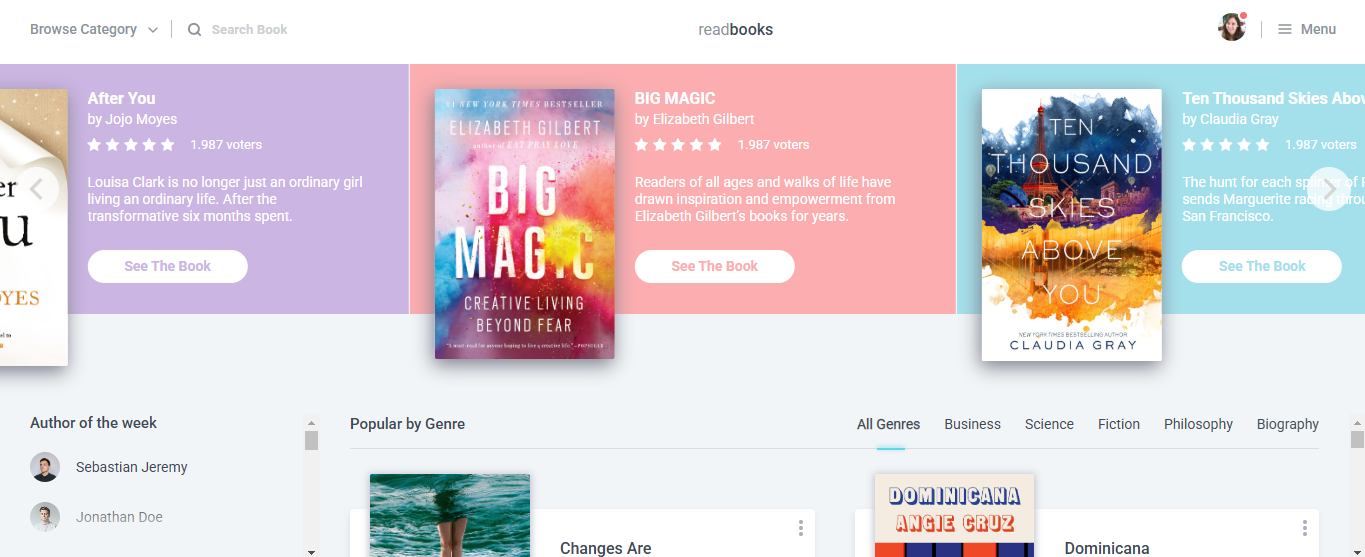 Online Book Store Project in HTML and CSS (Source Code)
