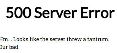 500 Error Page HTML CSS Templates - CodeWithRandom