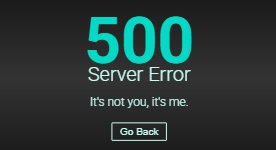 500 Error Page HTML CSS Templates - CodeWithRandom