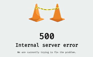 500 Error Page HTML CSS Templates - CodeWithRandom