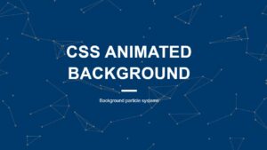 25+ CSS Background Particle - CodeWithRandom