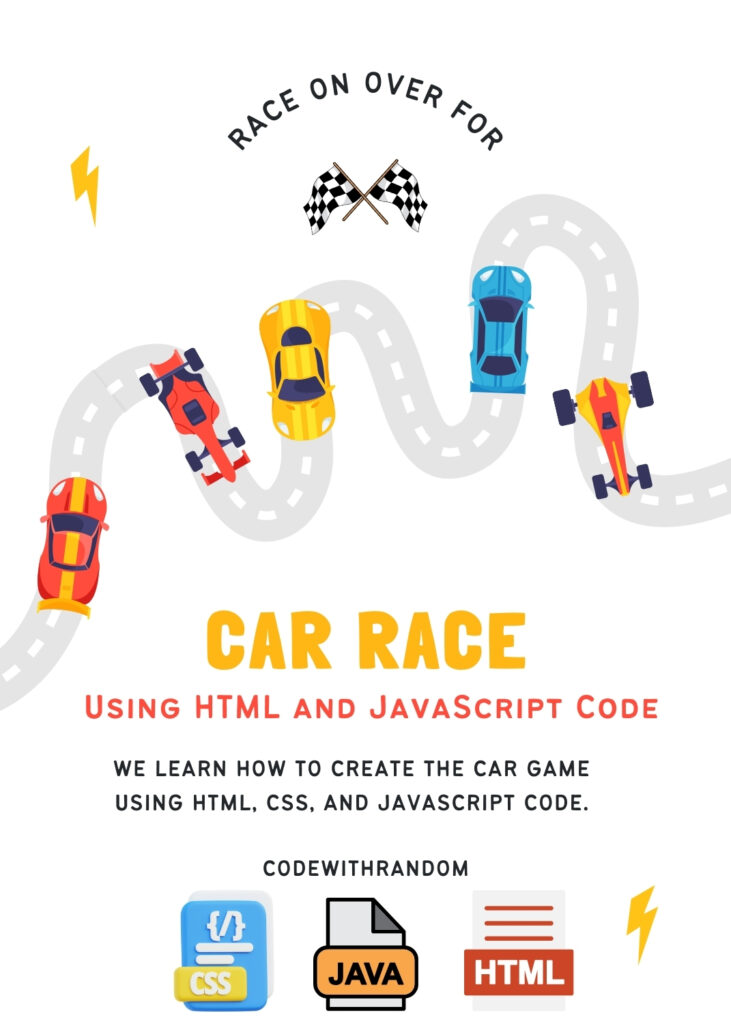 Car Game Using HTML and JavaScript Code