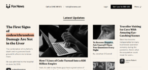 Create News Website Using HTML and CSS (Source Code)
