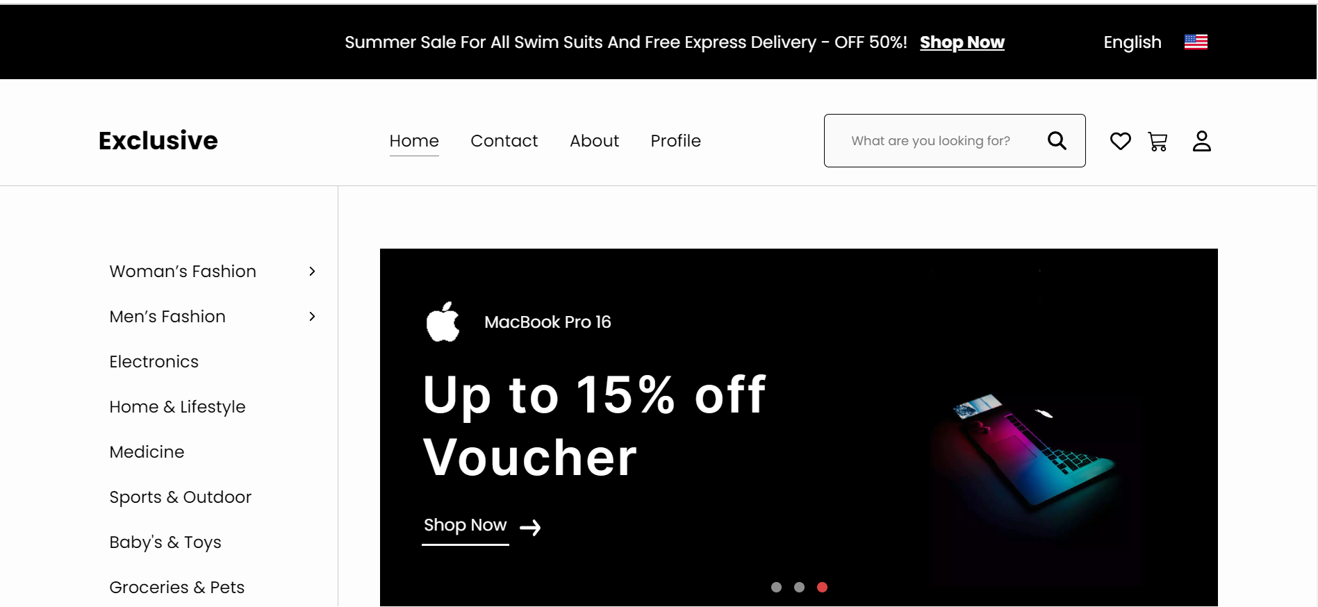 Create E Commerce Website Using React