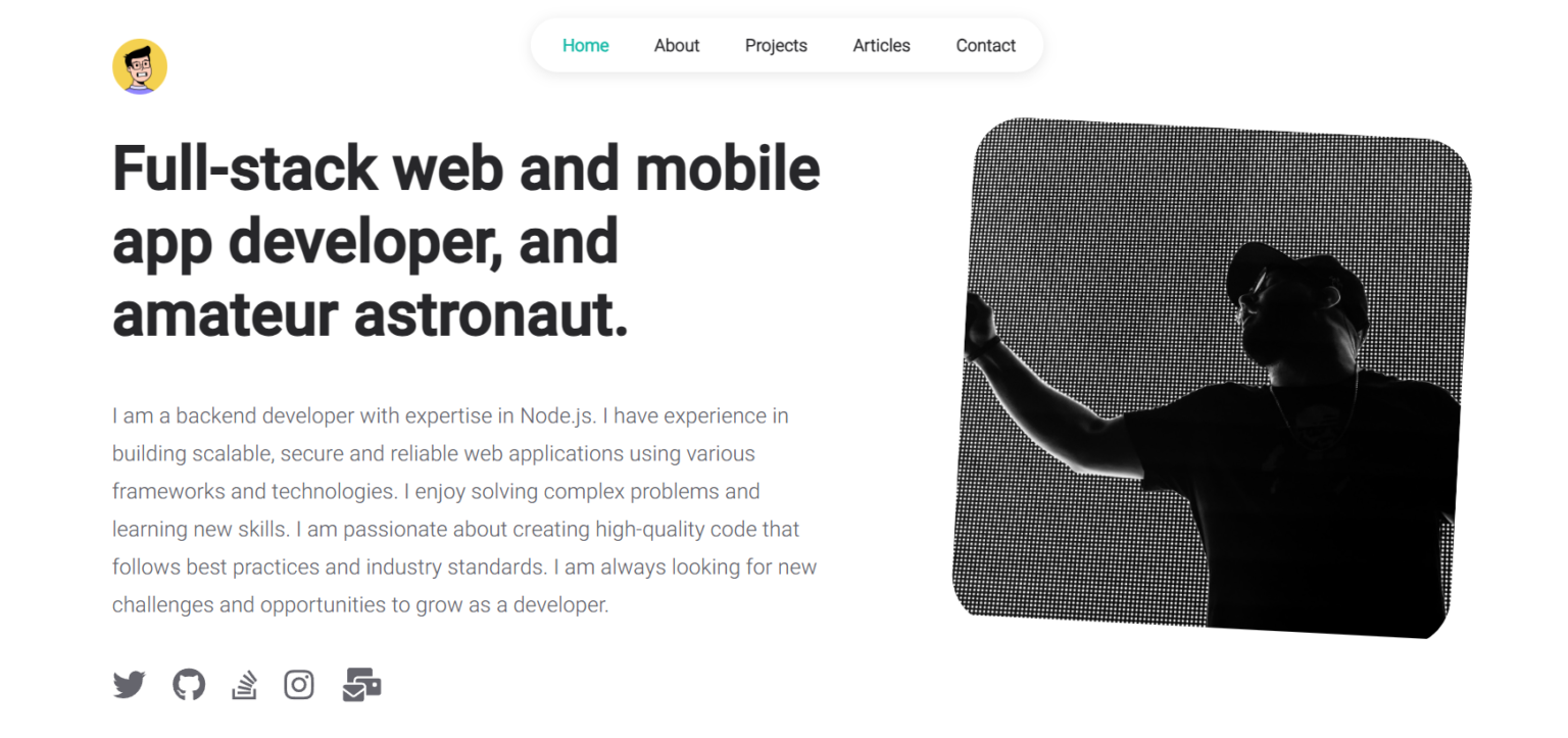 How to Build a Portfolio Website with React ( Source Code )