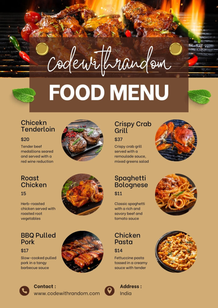 Restaurant Menu System Using C++ (With Source Code)