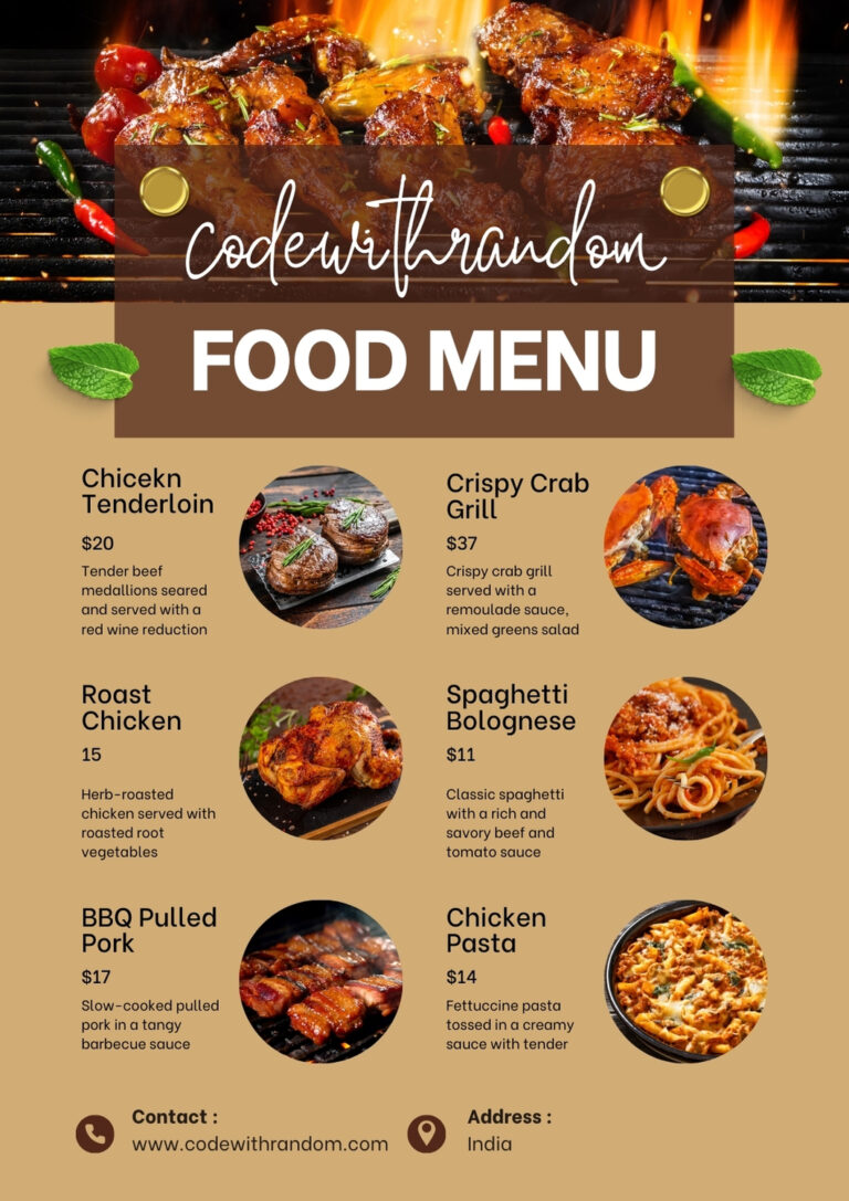 Restaurant Menu System Using C With Source Code