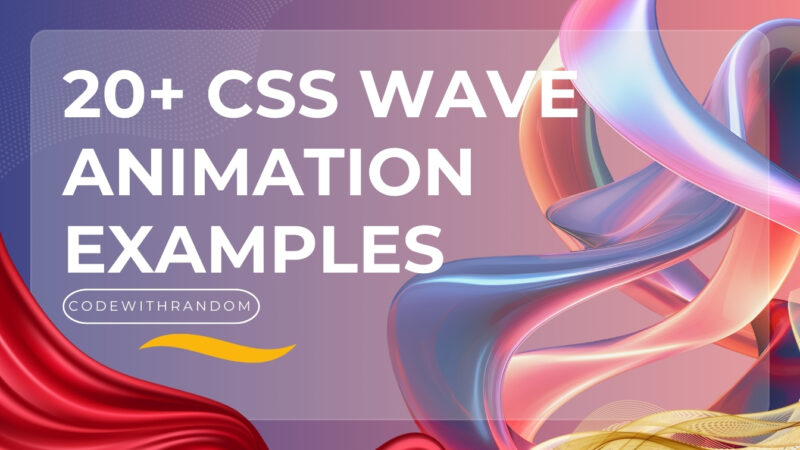 39 Css Wave Animation Examples
