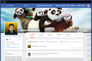 Facebook Clone Using HTML and CSS (Source Code)