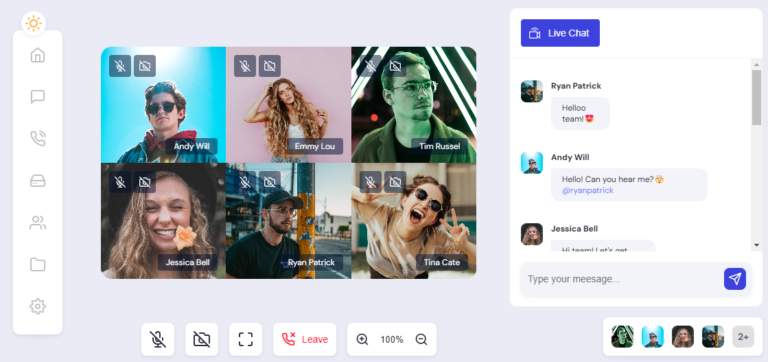 Video Call Website Using Html,Css & JavaScript (Source Code)